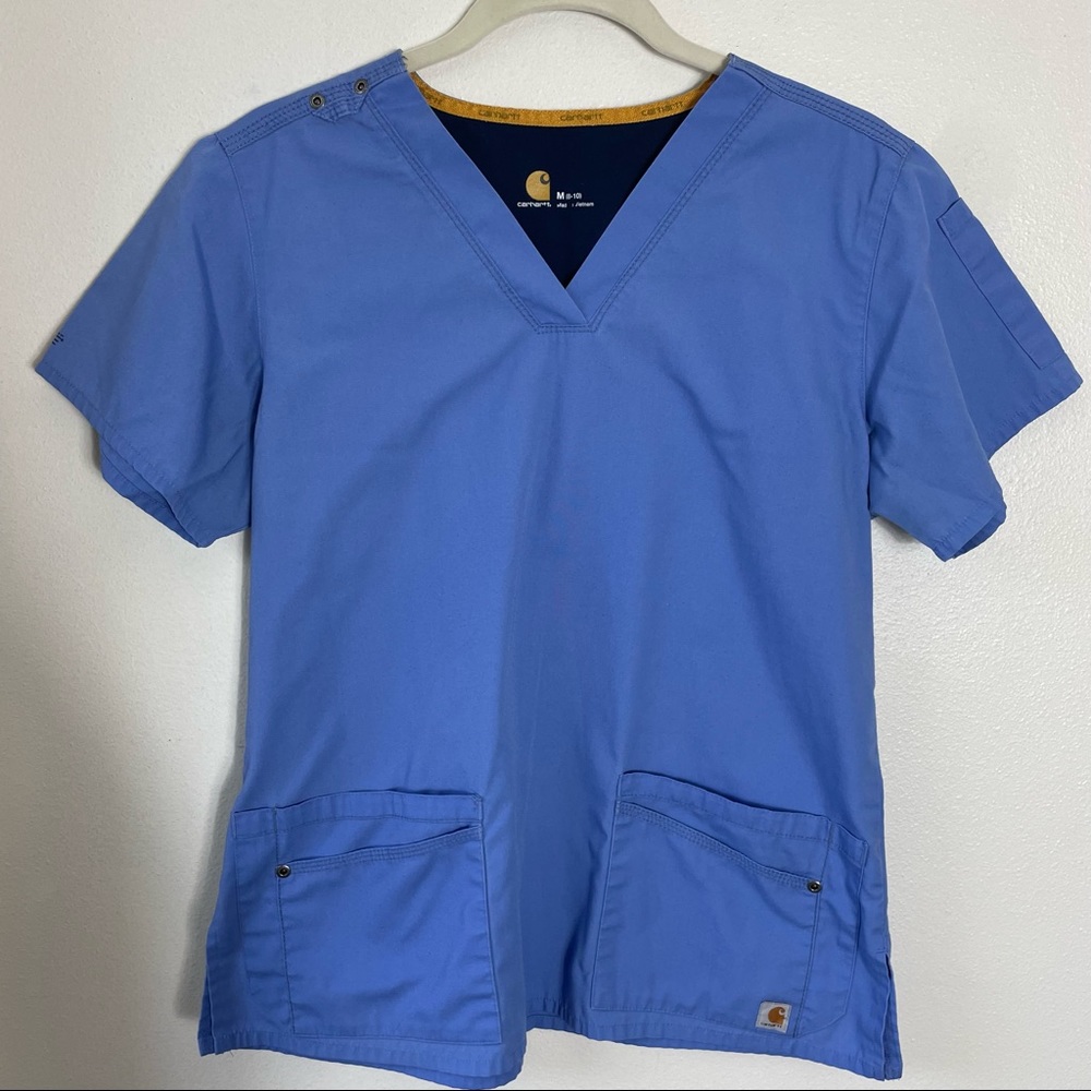 Carhartt Surgical Blue Scrubs Set: Size Small/Med - Gem